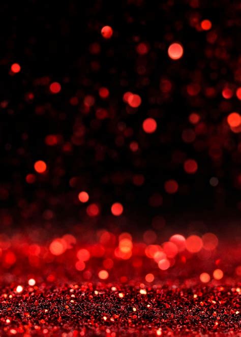 Red And Black Glitter Background Blurred Abstract Red Glitter Texture