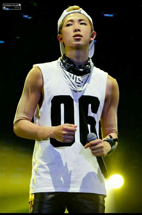 Joonie Lookin Buff Bts Rap Monster Namjoon Kim Namjoon