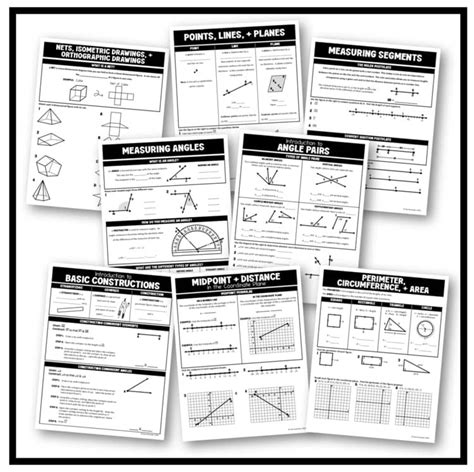 Introduction To Geometry Guided Binder Notes By Lisa Davenport Tpt