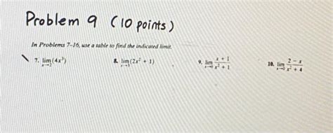 solved in problems 7 10 use a table to find the indicated