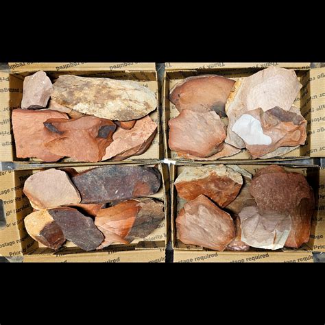 3 Pounds Heat Treated Buffalo River Flint High Grade Flint Flintkna