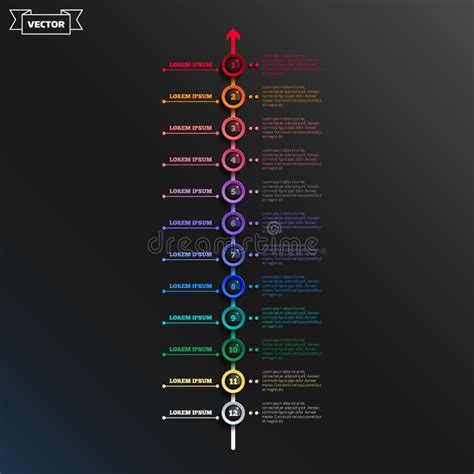 Dise O Infographic Del Vector Con Los C Rculos Coloridos Concepto Del