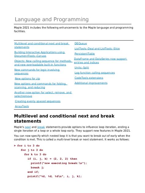 Fillable Online Efficiently Programming In Maple Symbolic Math Fax