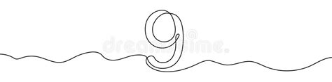 Line Continuous Number Stock Illustrations 2148 Line Continuous