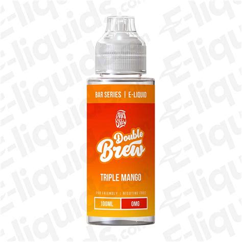 Triple Mango Double Brew Bar Series Shortfill E Liquid By Ohm Brew E