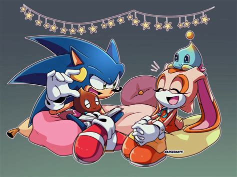 Safe Artist Artsriszi Cheese Sonic Chocola Sonic