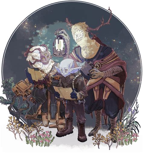 Sasa Fistulosum Outer Wilds Brown Footwear Highres Mixed Language Commentary 3others Alien