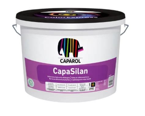 Farba Capasilan Silikonowa Biała Do Wnętrz B1 10L Caparol - Caparol ...
