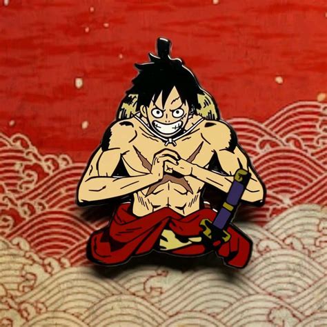 One Oiece Monkey D Luffy Swordsman Enamel Pin Distinct Enamel Pins