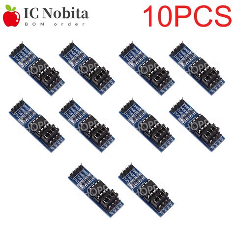 10pcs At24c256 24c256 I2c Interface Eeprom Memory Module For Arduino Iic Mcu Development Smart