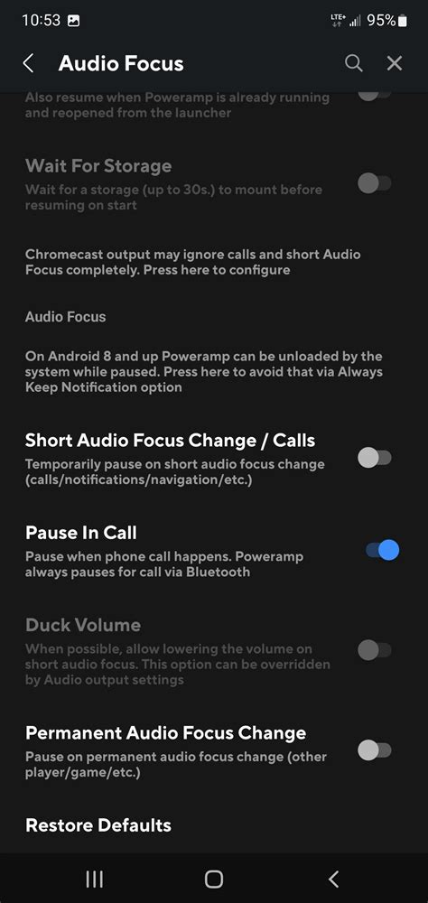 Audio Cuts Out While Playing Poweramp Bug Reports Poweramp