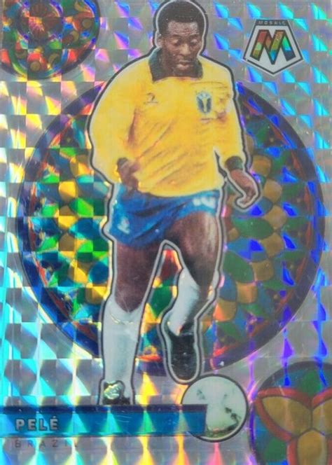 Pele 2021 Mosaic Road To Fifa World Cup 44 Stained Glass Ssp Psa 9
