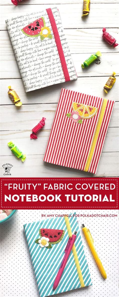 How To Make A Fabric Covered Notebook Polka Dot Chair