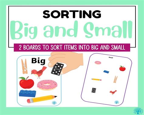 Big And Small Sorting Activity Made By Teachers