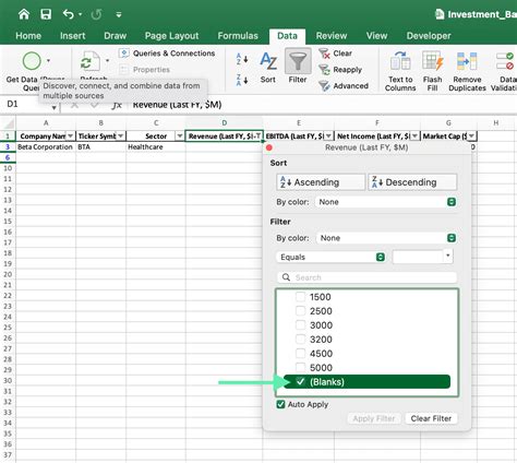 How To Find And Remove Blank Rows In Excel Downloadable Template