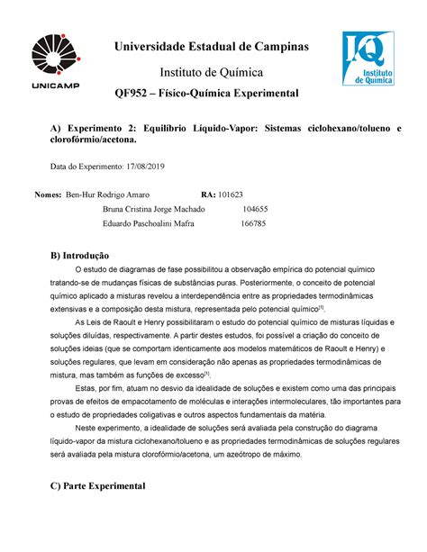 Modelo De Relatorio Simplificado