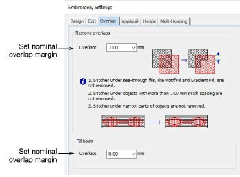 Overlap Settings