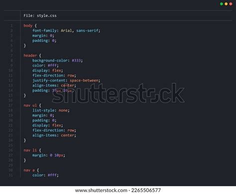 Simple Css Template Over 1670 Royalty Free Licensable Stock