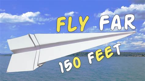 How To Make A Paper Plane That Flies Distant Tutorial Paper Airplane