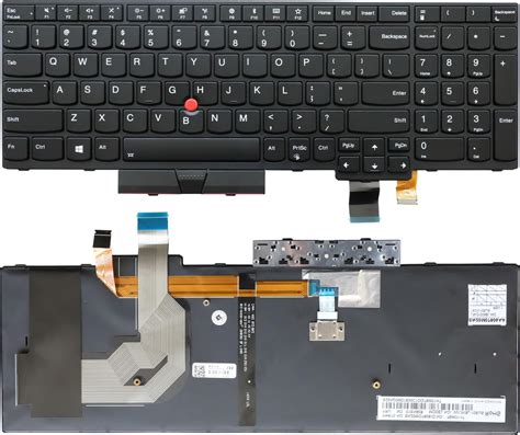 Sunmall Replacement Keyboard Compatible With Lenovo Ibm Thinkpad T570 T575 T580 P51s