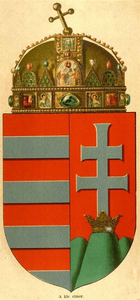 Empire Of Austria Hungary Small Coat Of Arms Of The Hungarian
