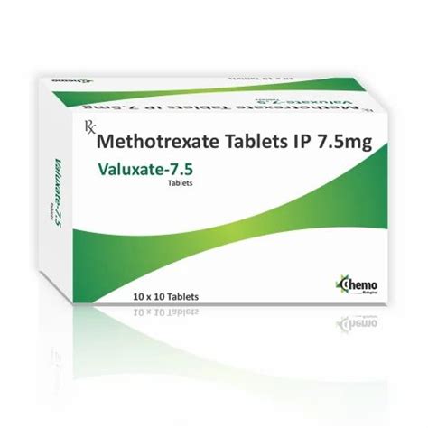 Methotrexate Tablets 75 Mg 10x10 At ₹ 1219box In New Delhi Id