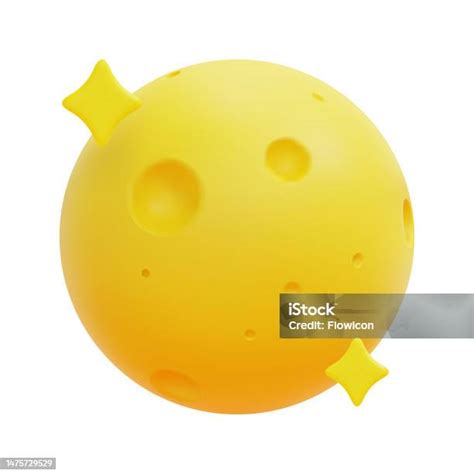 3d 달과 별 아이콘 벡터입니다 흰색 배경에 격리 3d 날씨 기상학 예보 및 자연 개념 만화 최소한의 스타일 3d 보름달 아이콘