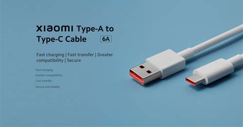 Xiaomi 6A Type-A to Type-C Cable | Gadget N Music