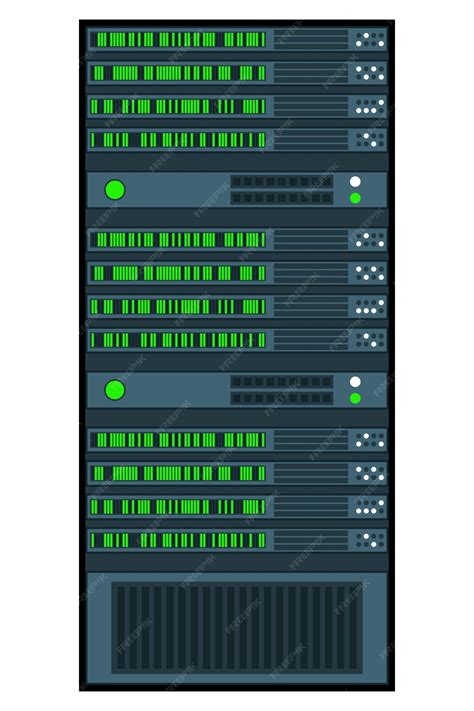 Premium Vector Server Rack Server Room Data Center Network Server