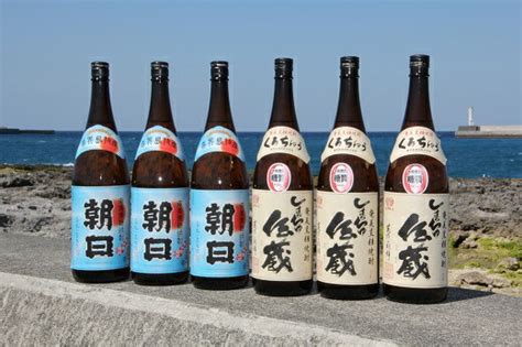 【楽天市場】【ふるさと納税】黒糖焼酎一升瓶6本朝日3本・しまっちゅ伝蔵3本：鹿児島県喜界町