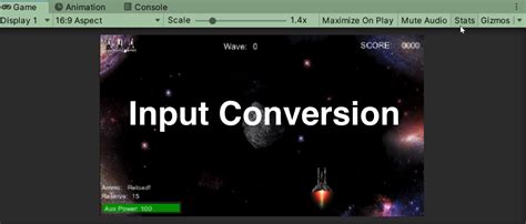 Galaxy Shooter Input System Conversion Part 1 By Aaron Grincewicz