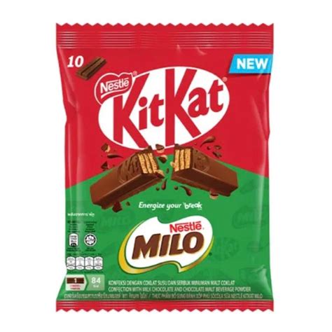 🍫 Nestlé Kit Kat Milo 2f Flowrap Share Bag 10 X 16g 🏆🥛 Shopee Malaysia