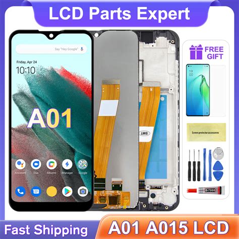 Lcd With Frame For Samsung A01 A015f Lcd Display Touch Screen
