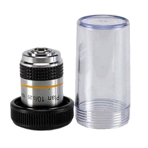 Amscope 10x Plan Achromatic Microscope Objective Pa10x Yx Zoro
