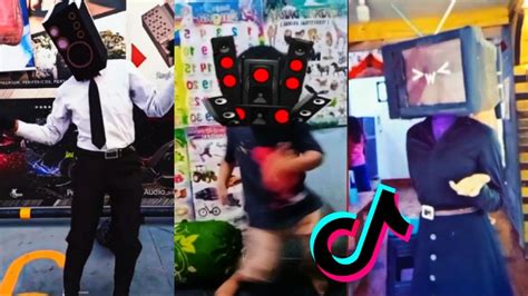 Funny Cosplay Cameraman TVman Speakerman Skibidi Toilet TikTok Compilation YouTube