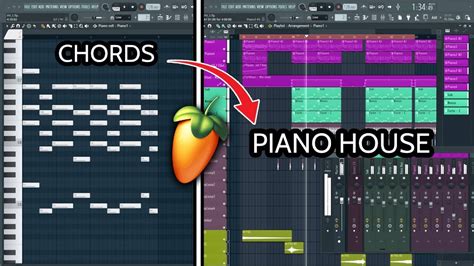 How To Make Piano House From Chords Flstudio Youtube
