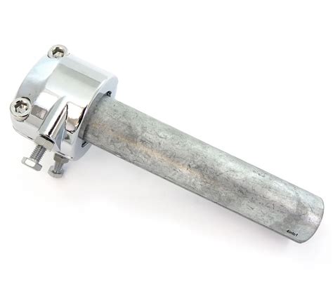 British Style Dual Pull Throttle Assembly Chrome