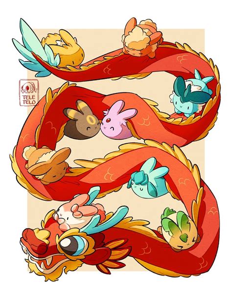 Eevee Sylveon Umbreon Glaceon Espeon And 4 More Pokemon Drawn By
