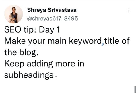 shreya srivastava auf linkedin seomarketing seo content keywords