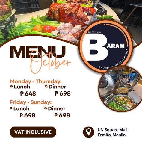 🍽️ Baram Premium Buffet Un Ermita Baram Premium Buffet