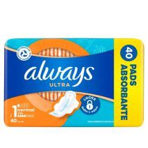 Always Ultra Regular Wing Light, podpaski higieniczne, 40 szt.