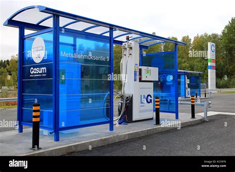 Jyvaskyla Finlande Le 22 Septembre 2017 Lng Distributeur De