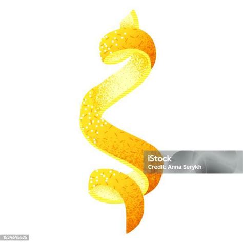 흰색 배경에 레몬의 매력적인 껍질의 그림 흰색 배경에 껍질을 벗긴 레몬의 매력적인 모양의 노란색 풍미의 미니멀리스트 벡터 그림 0명에 대한 스톡 벡터 아트 및 기타 이미지