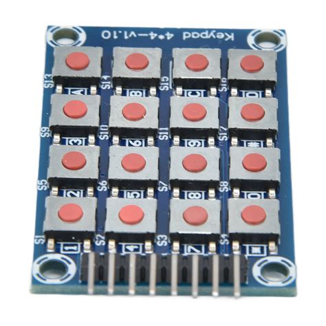 Módulo De Teclado De Teclas Interruptor De Teclado De Matriz 4x4 De 8