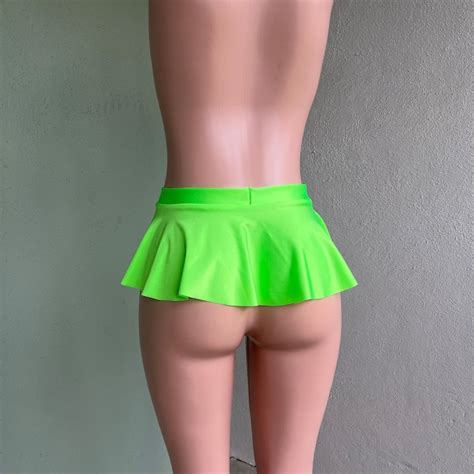 Ultra Micro Mini Skirt Etsy
