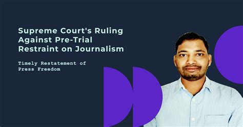 Timely Restatement Supreme Court Makes A Case Against Pre Trial