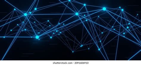 어두운 배경에서 Rgb 네온 광원의 3d 스톡 일러스트 2091606910 Shutterstock