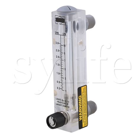 LZM 15T 1 11LPM Adjustable Knob Panel Type Liquid Flowmeter Measurement