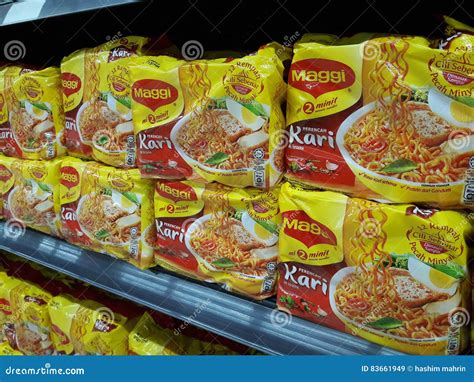 Noodles Maggi Instant Curry Editorial Stock Image Image Of Noodles