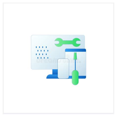 Coding Toolkit Flat Icon Stock Vector Illustration Of Application